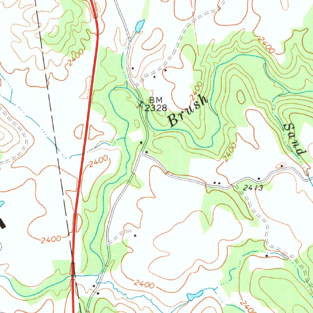 Athens, WV (1968, 24000-Scale) Map by United States Geological Survey ...