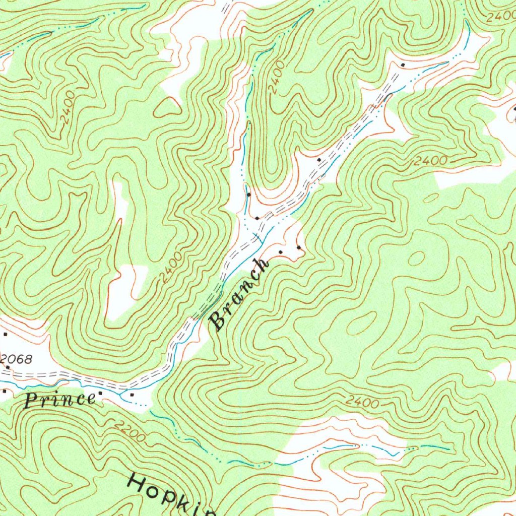 Athens, WV (1968, 24000-Scale) Map by United States Geological Survey ...