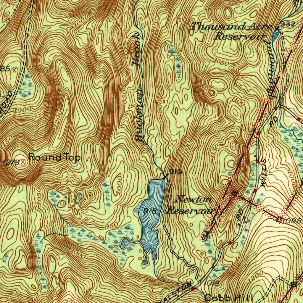 Athol, MA (1946, 31680-Scale) Map by United States Geological Survey ...