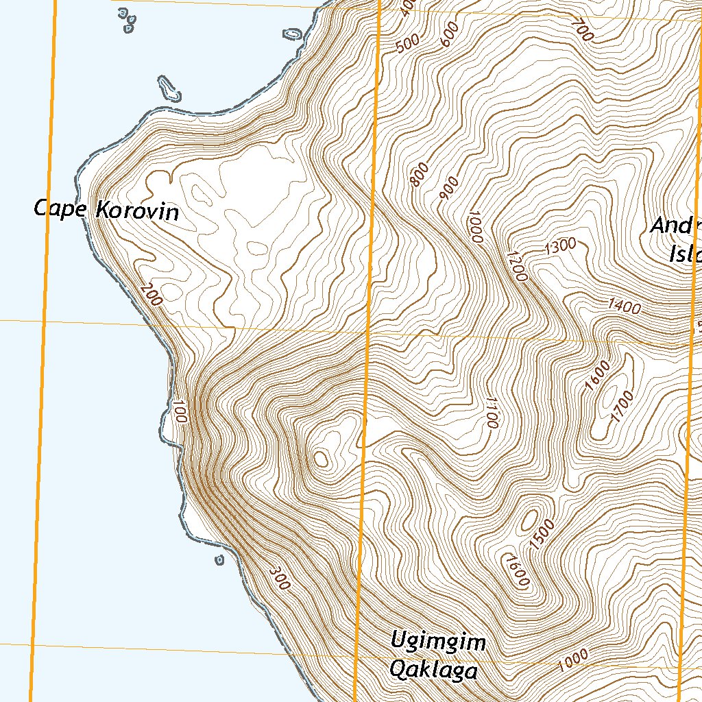 Atka D-2 SE, AK (2021, 25000-Scale) Map by United States Geological ...