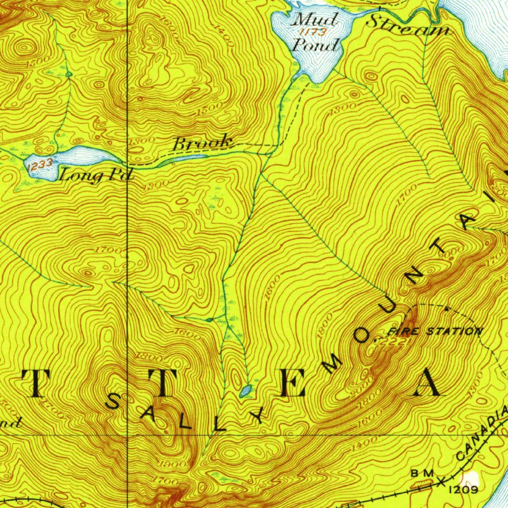 Attean, ME (1925, 62500-Scale) Map by United States Geological Survey ...