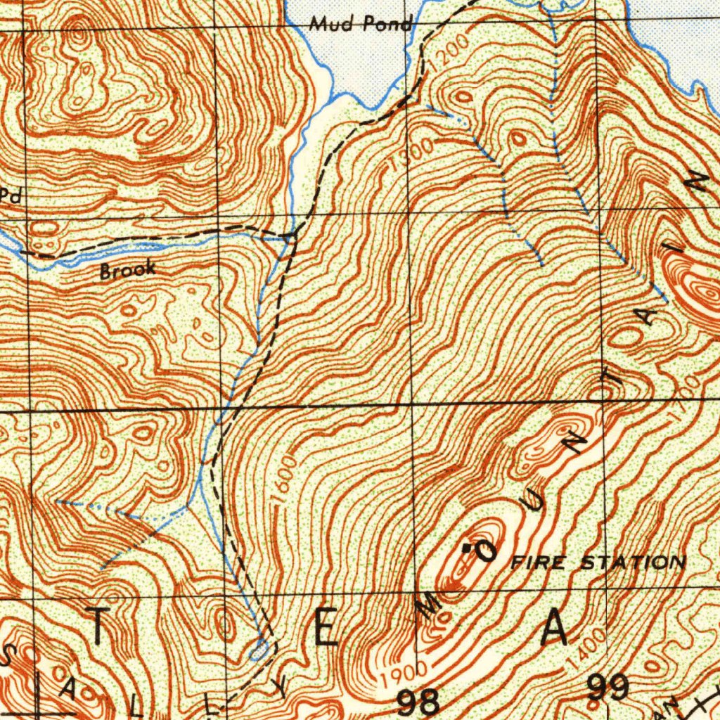 Attean, ME (1950, 50000-Scale) Map by United States Geological Survey ...