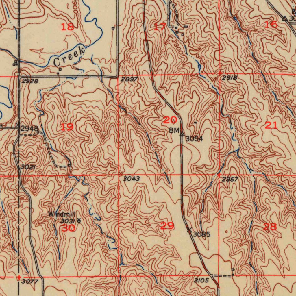 Atwood, KS (1951, 62500-Scale) Map by United States Geological Survey ...