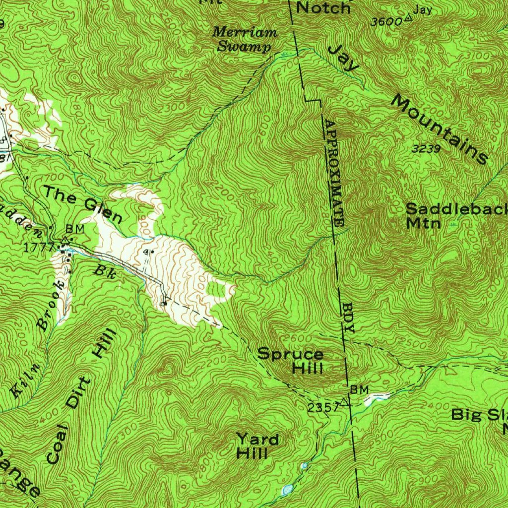 Au Sable Forks, NY (1953, 62500-Scale) Map by United States Geological ...