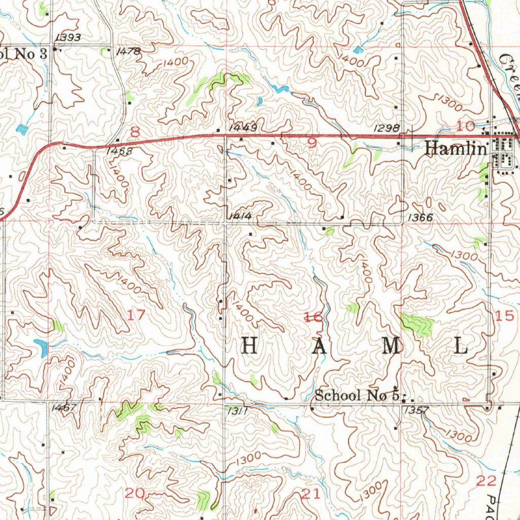 Audubon, IA (1957, 62500-Scale) Map by United States Geological Survey ...