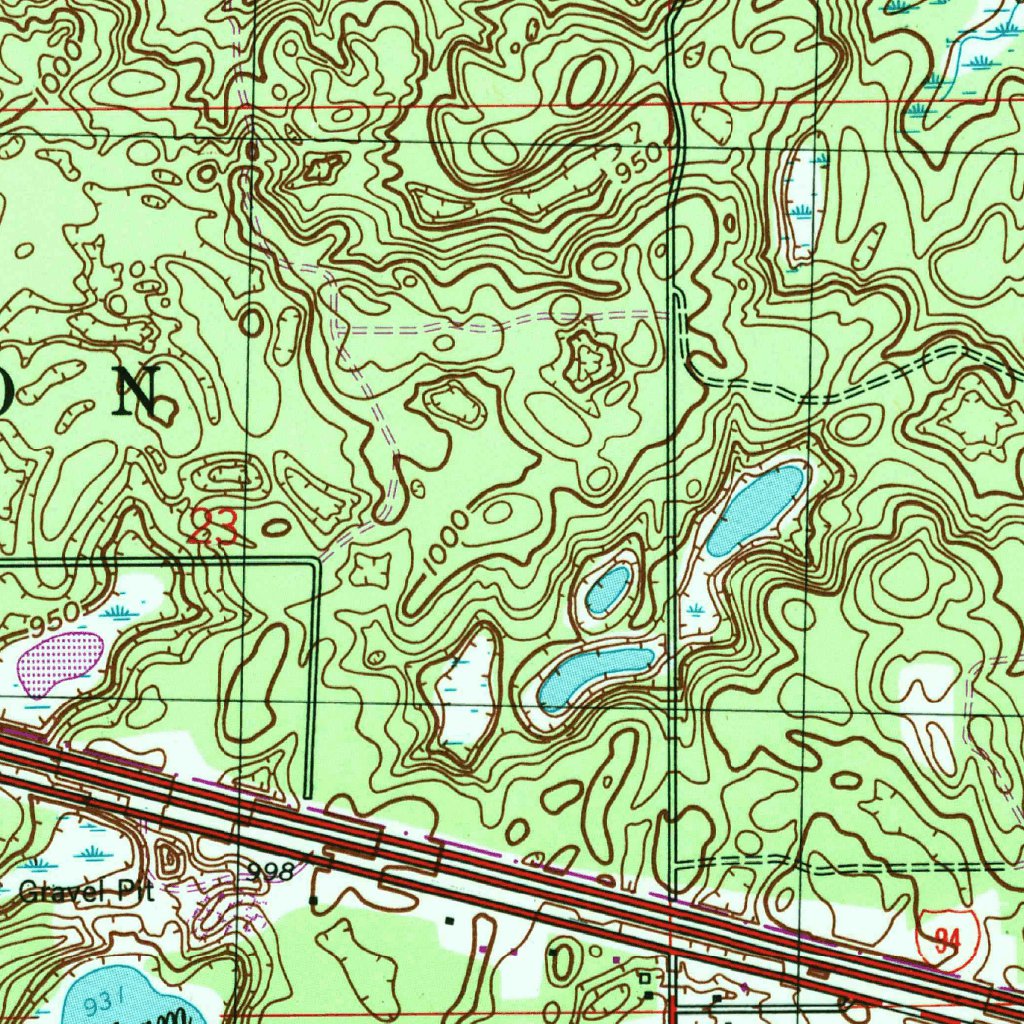 Augusta, MI (1998, 24000-Scale) Map by United States Geological Survey ...