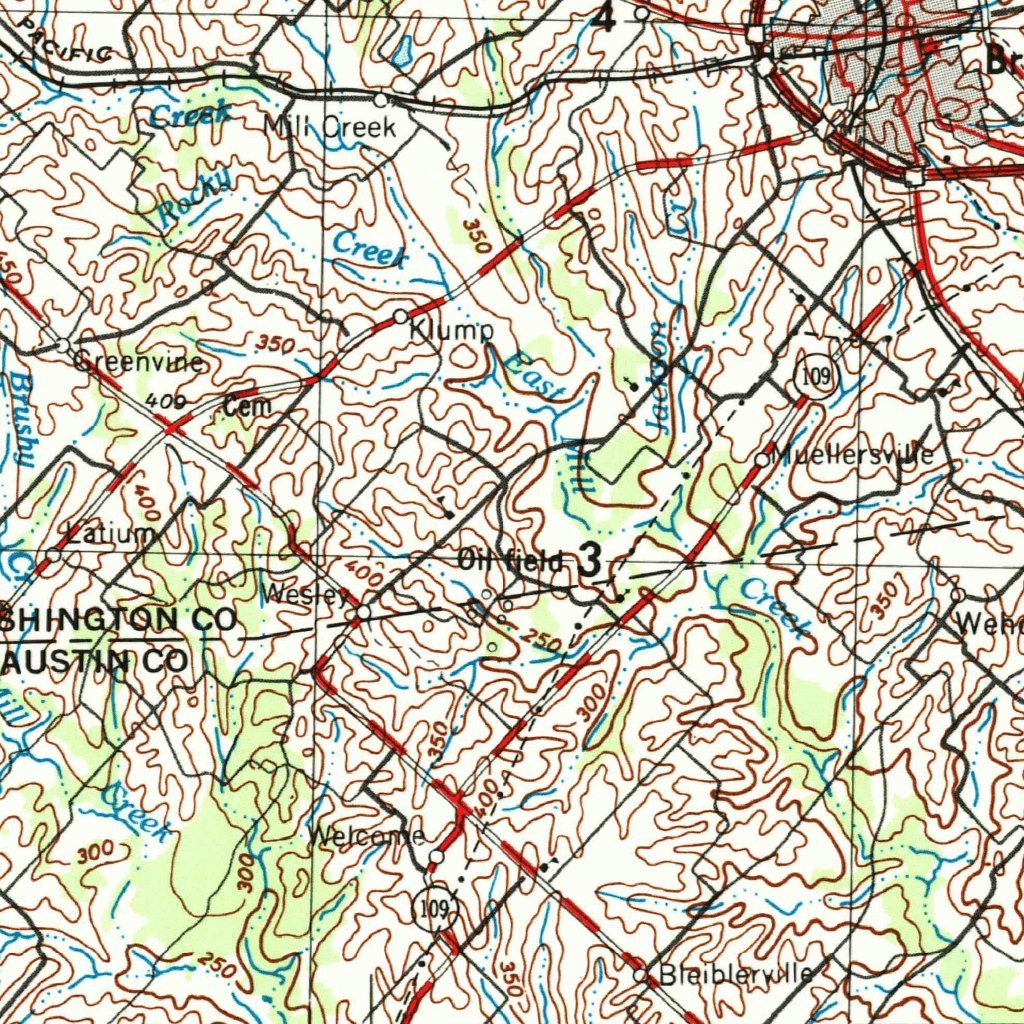 Austin, TX (1954, 250000-Scale) Map by United States Geological Survey ...