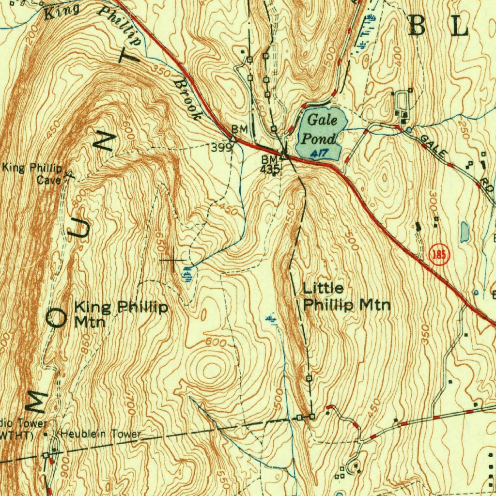 Avon, CT (1951, 31680-Scale) Map by United States Geological Survey ...