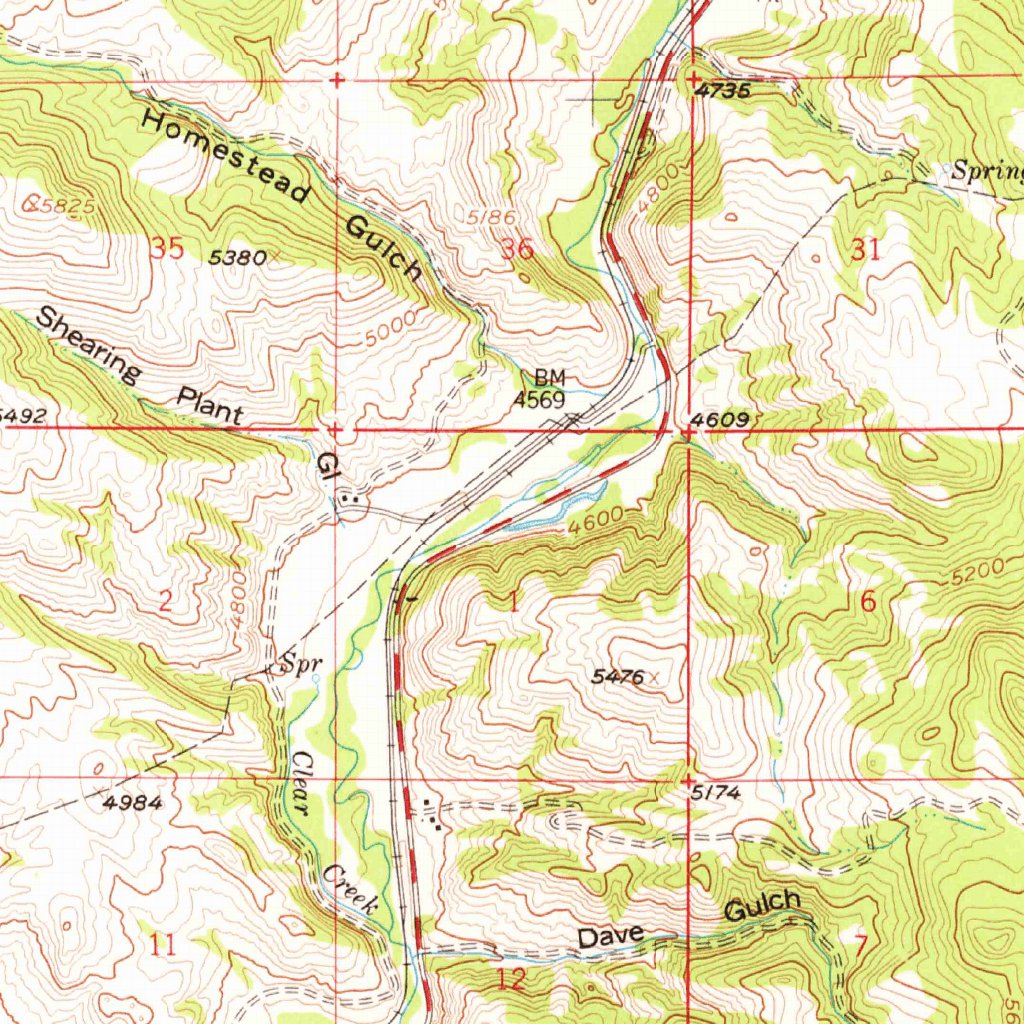 Avon, MT (1958, 62500-Scale) Map by United States Geological Survey ...