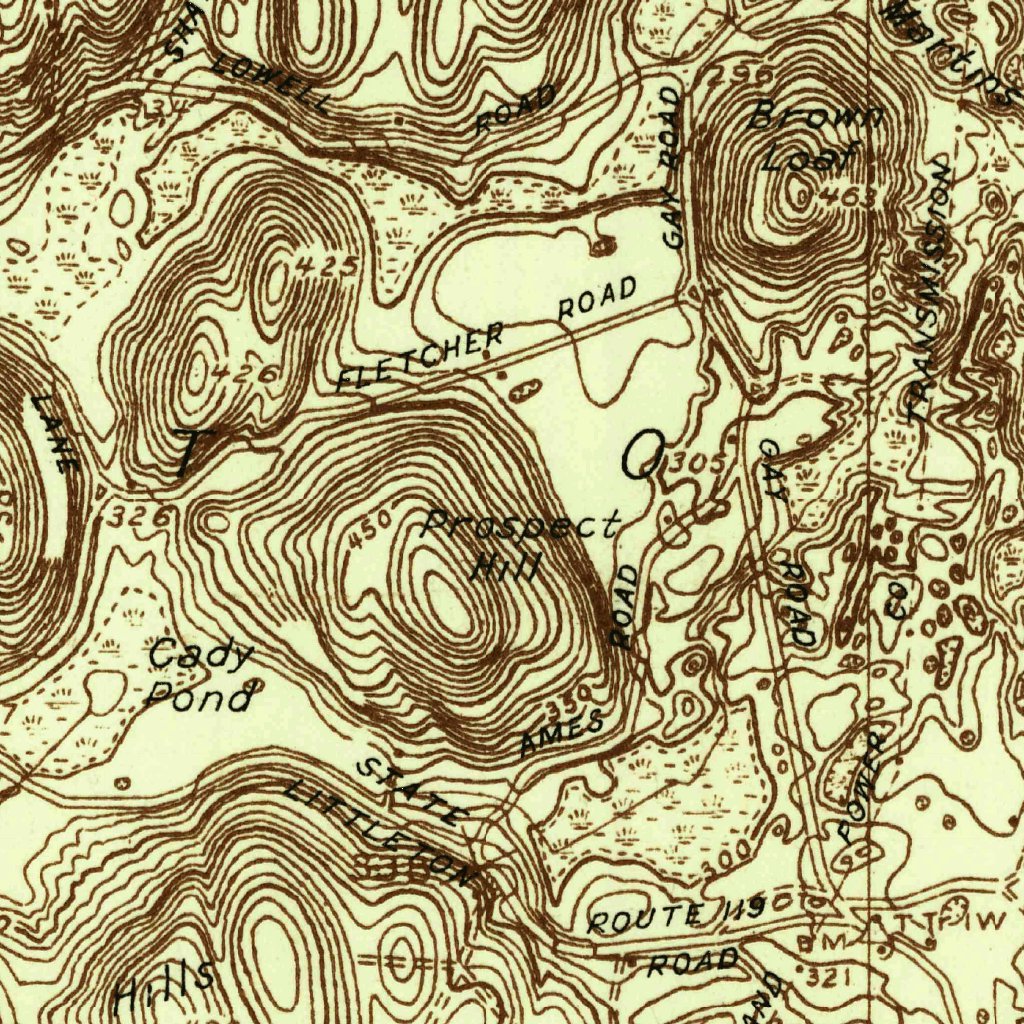 Ayer, MA (1935, 24000-Scale) Map by United States Geological Survey ...