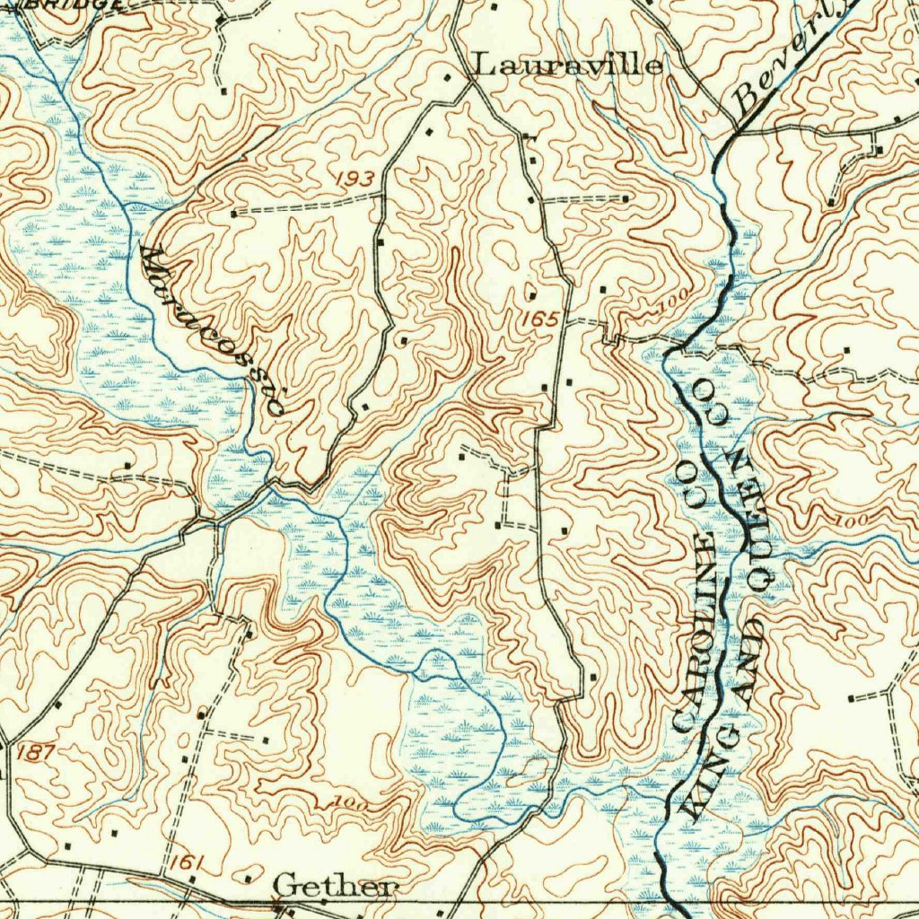 Aylett, VA (1933, 62500-Scale) Map by United States Geological Survey ...