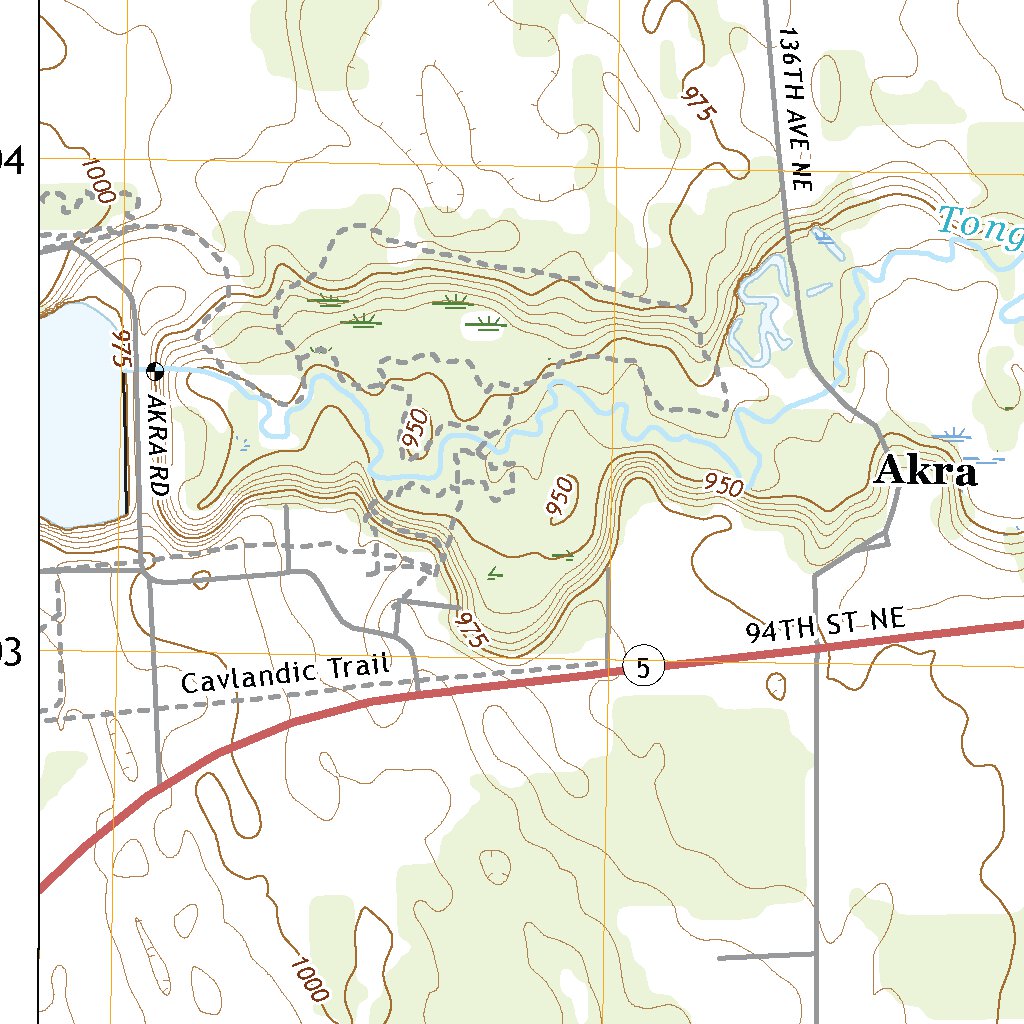 Backoo, ND (2020, 24000-Scale) Map by United States Geological Survey ...