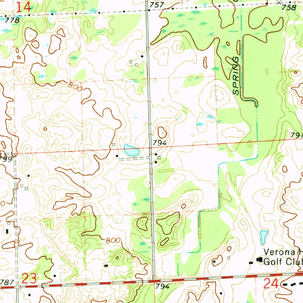 Bad Axe East, MI (1970, 24000-Scale) Map by United States Geological ...