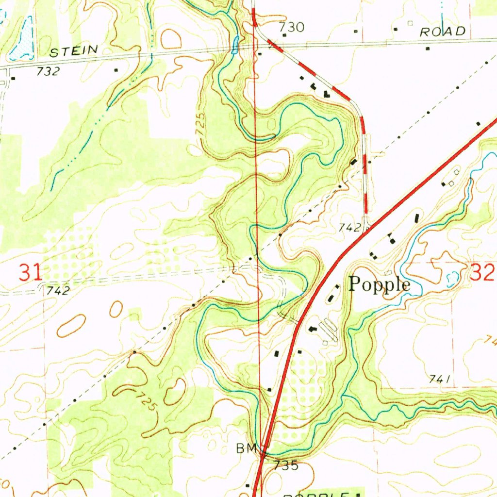 Bad Axe West, MI (1970, 24000-Scale) Map by United States Geological ...