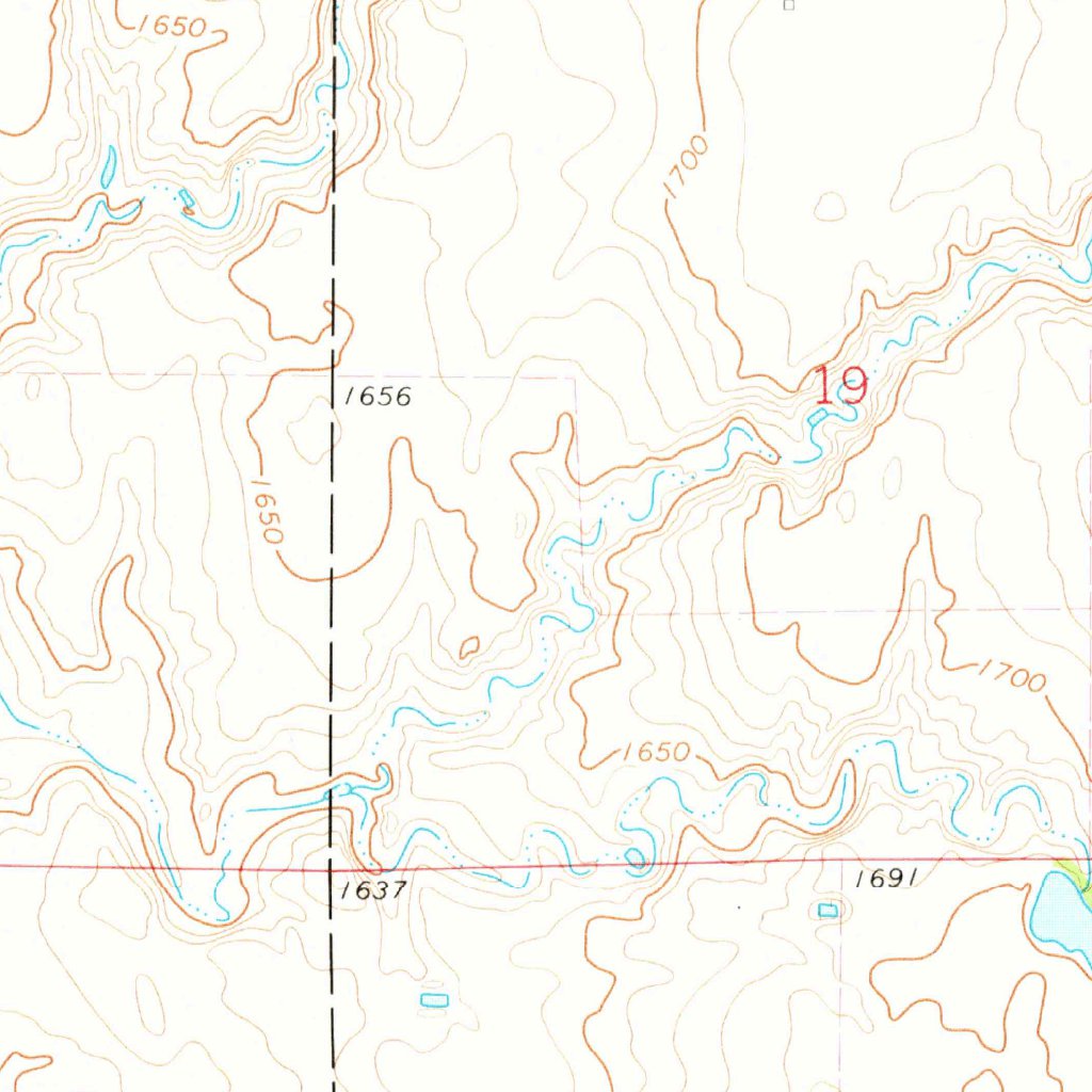 Baileys Lake, SD (1973, 24000-Scale) Map by United States Geological ...