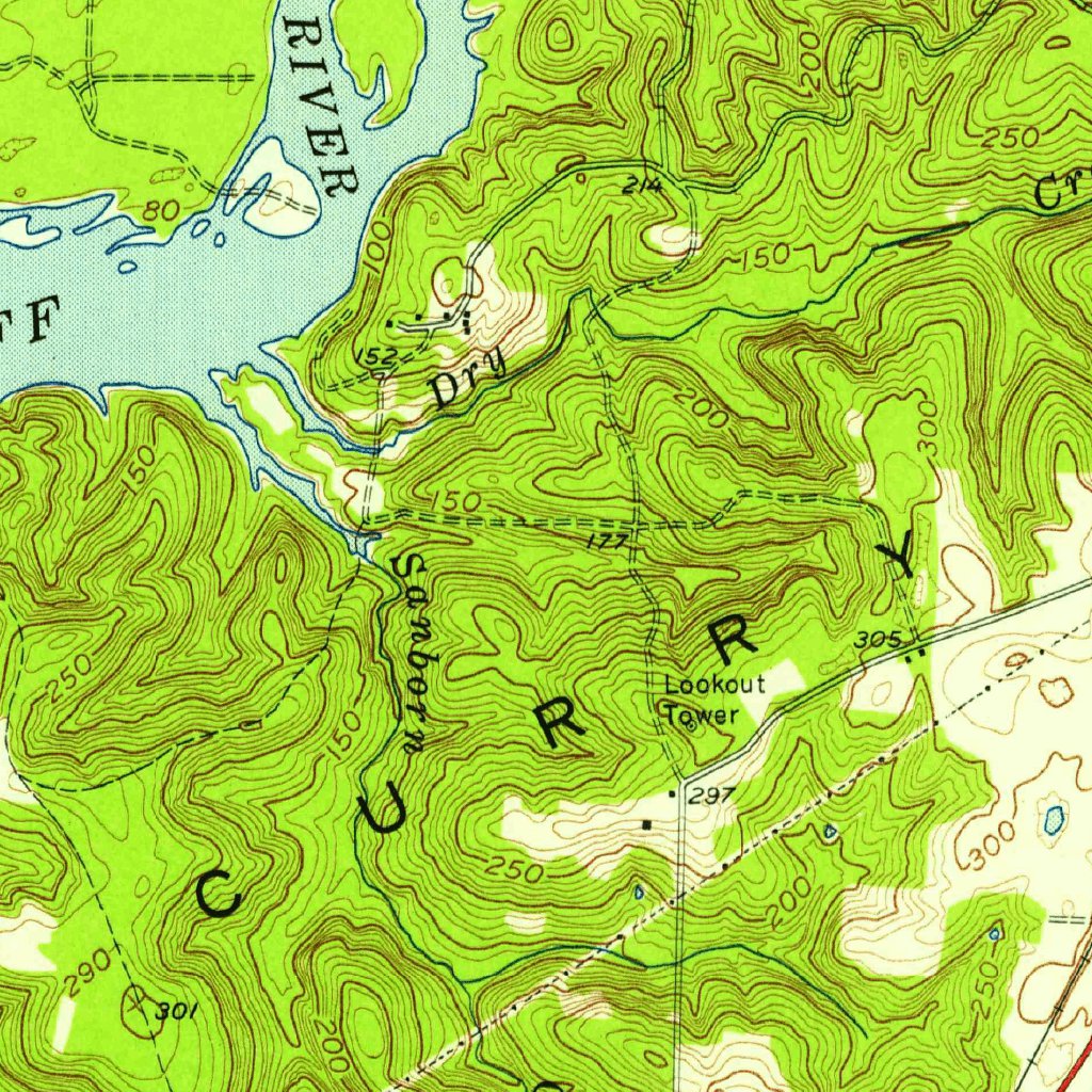 Bainbridge, GA (1955, 62500-Scale) Map by United States Geological ...