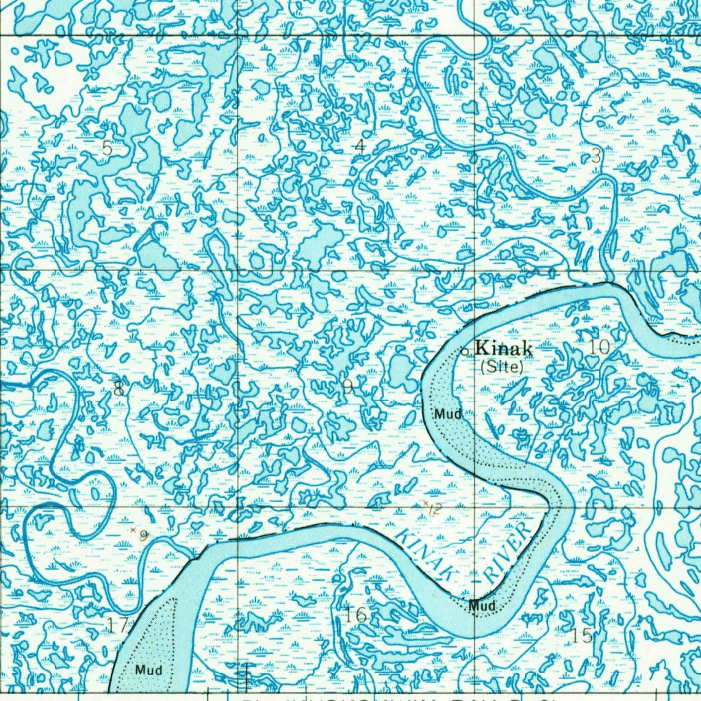 Baird Inlet A-6, AK (1954, 63360-Scale) Map by United States Geological ...
