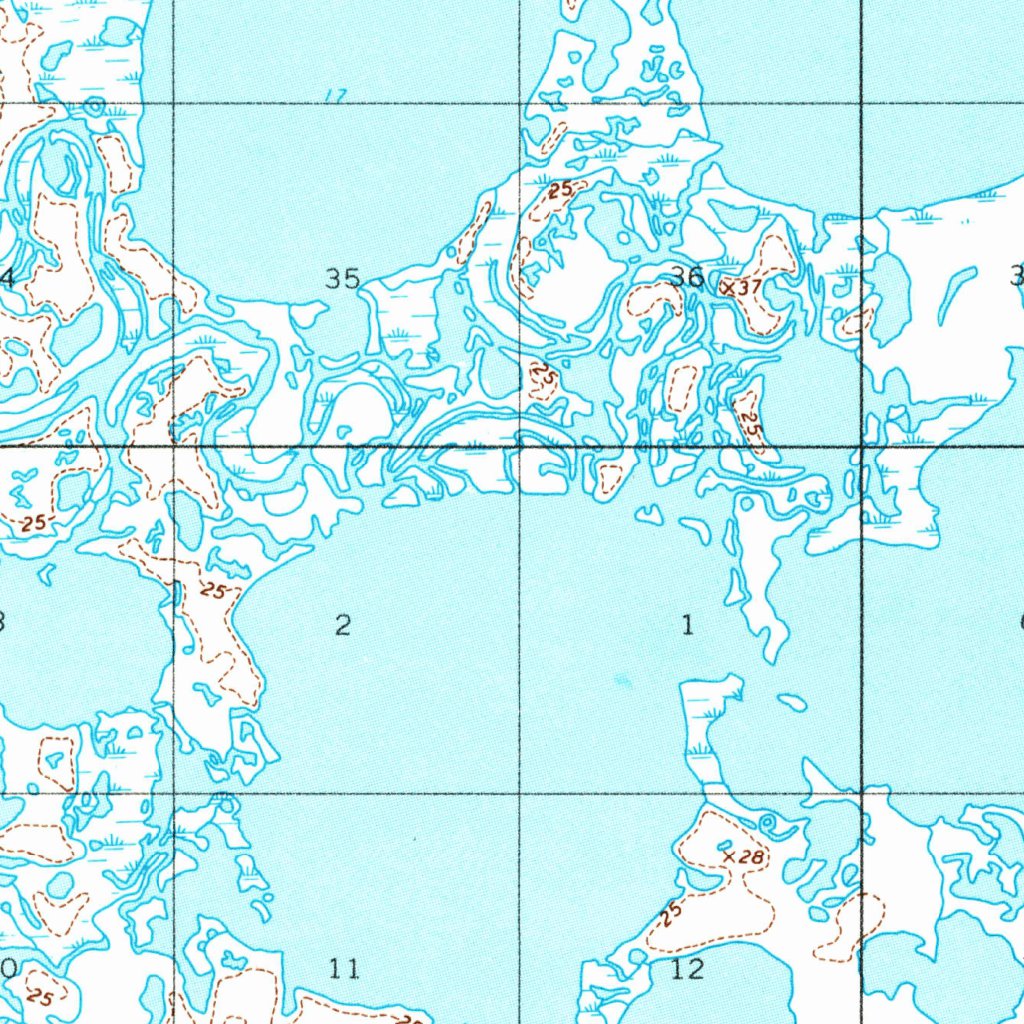 Baird Inlet C-6, AK (1953, 63360-Scale) Map by United States Geological ...