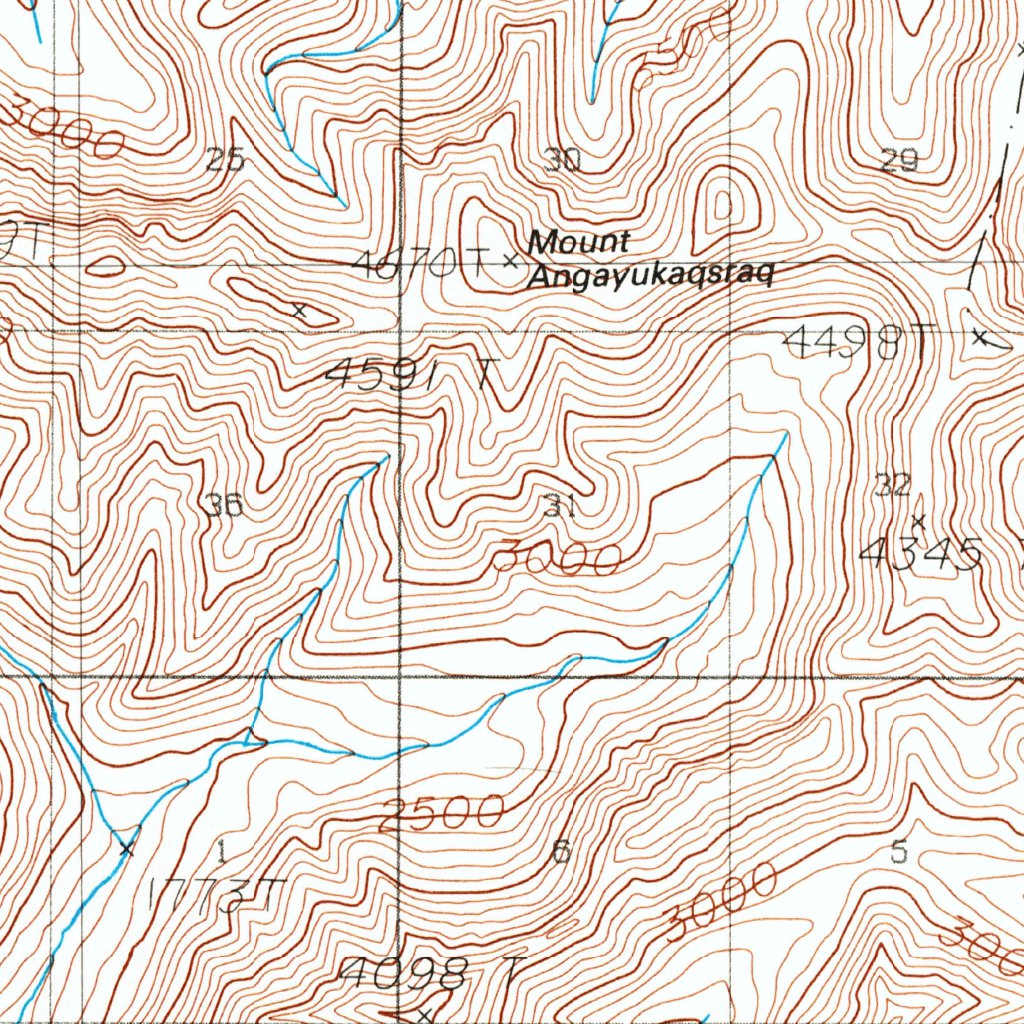 Baird Mountains C-1, AK (1990, 63360-Scale) Map by United States ...