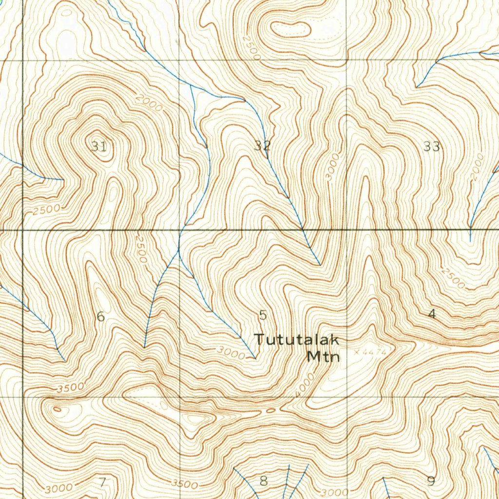Baird Mountains D-5, AK (1955, 63360-Scale) Map by United States ...