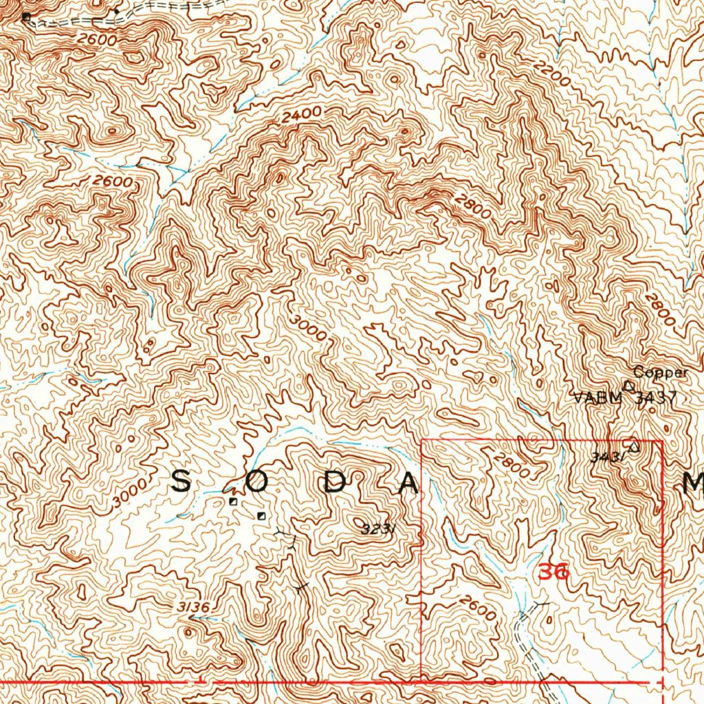 Baker, CA (1956, 62500-Scale) Map by United States Geological Survey ...