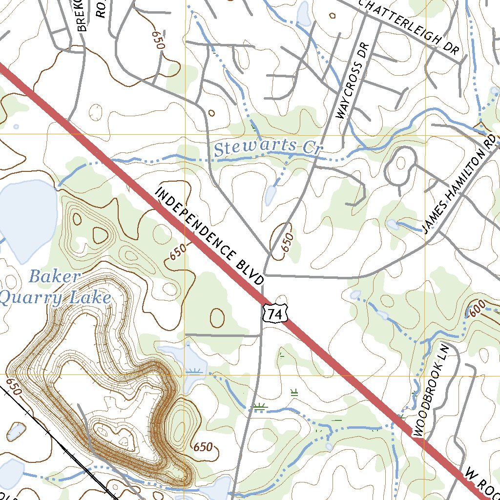 Bakers, NC (2022, 24000-Scale) Map by United States Geological Survey ...