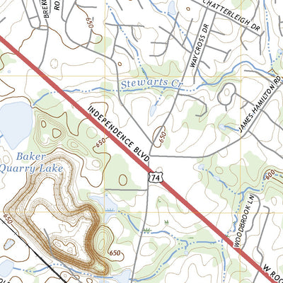 Bakers, NC (2022, 24000-Scale) Map by United States Geological Survey ...