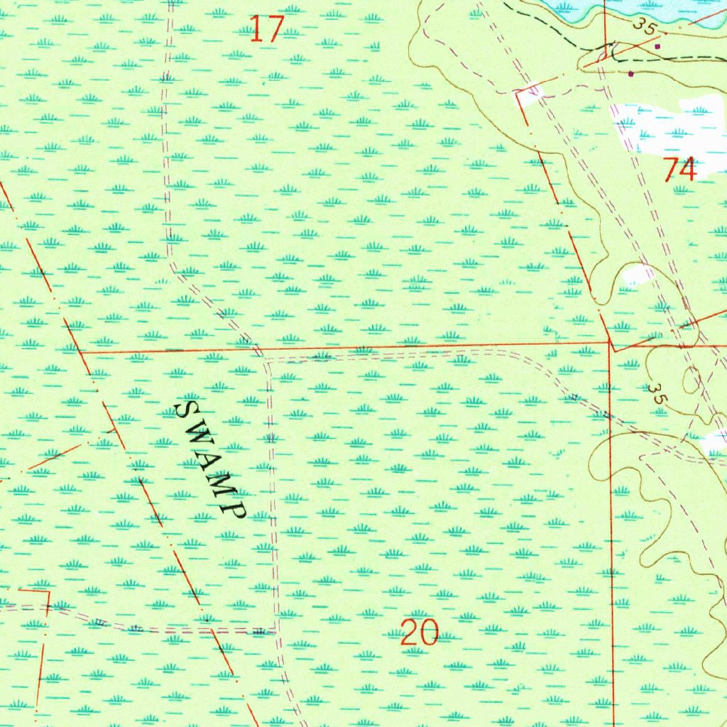 Bakersville, FL (1970, 24000-Scale) Map by United States Geological ...