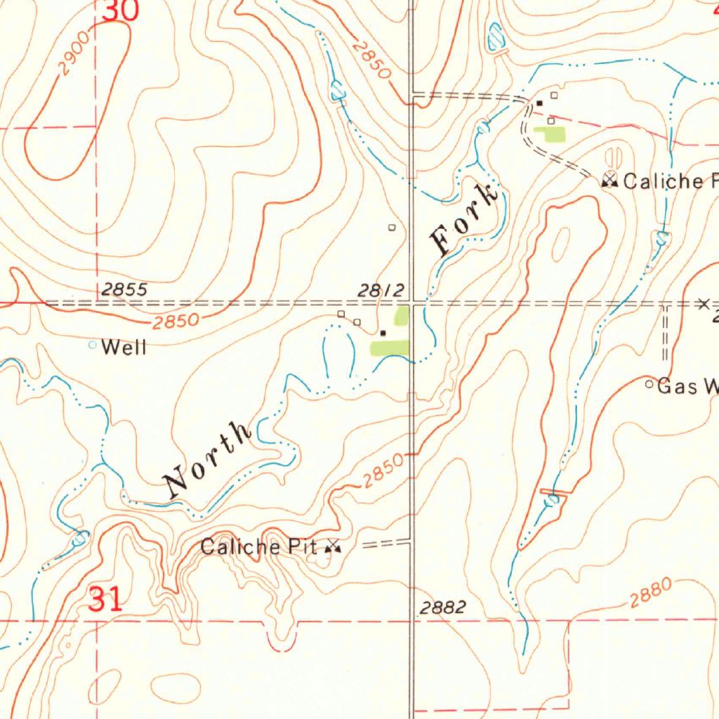 Balko SW, OK (1973, 24000-Scale) Map by United States Geological Survey ...