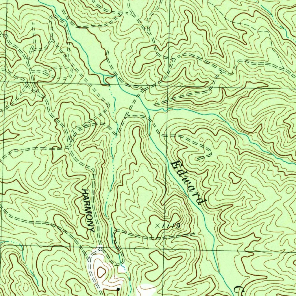 Ball Ground West, GA (1992, 24000-Scale) Map by United States ...