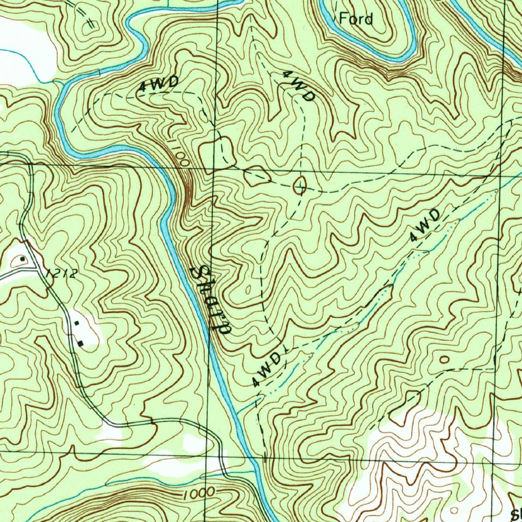 Ball Ground West, GA (1997, 24000-Scale) Map by United States ...