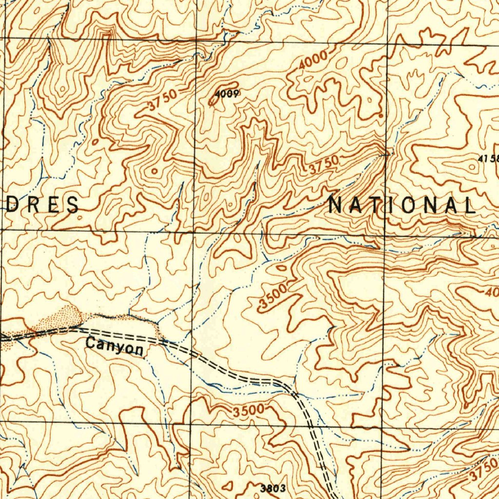 Ballinger Canyon, CA (1944, 31680-Scale) Map by United States ...
