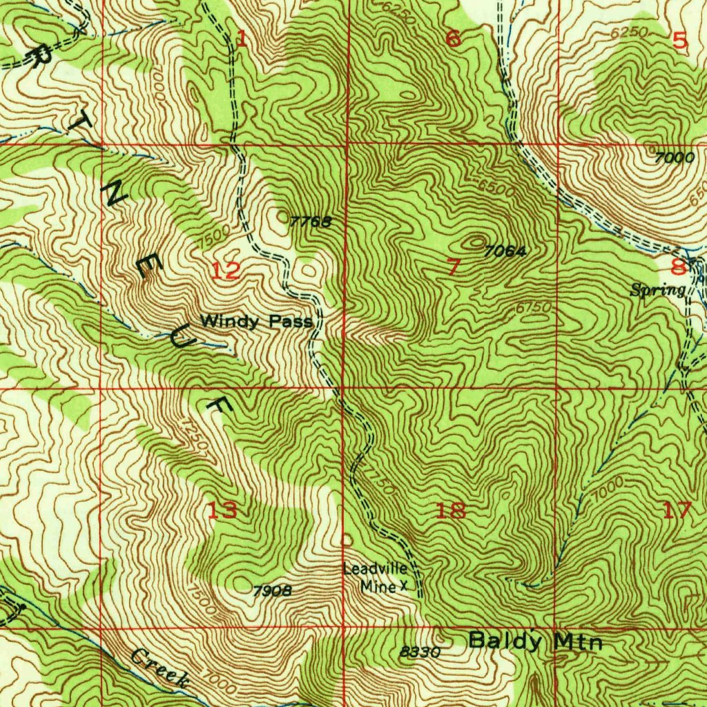 Bancroft, ID (1949, 62500-Scale) Map by United States Geological Survey ...