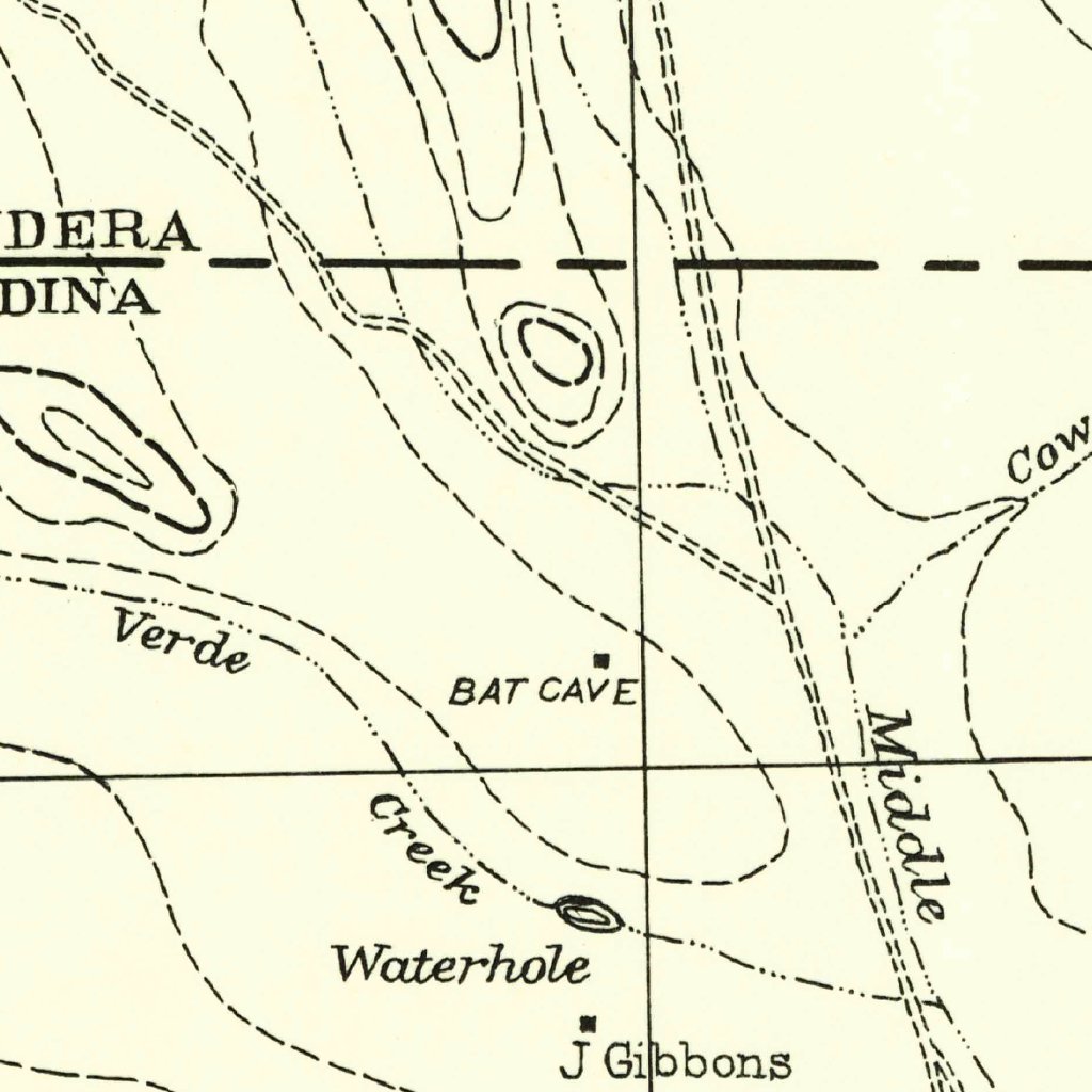 Bandera, TX (1956, 62500-Scale) Map by United States Geological Survey ...