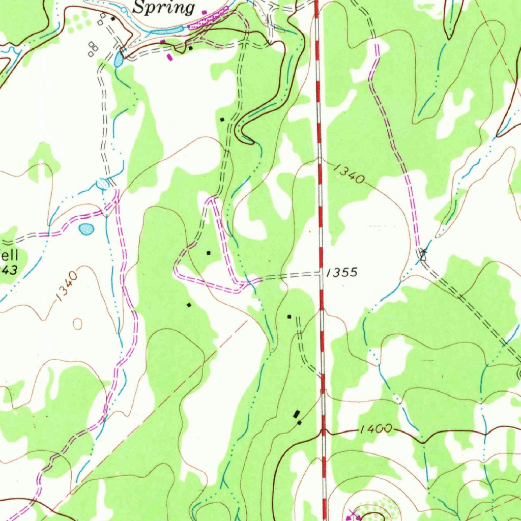 Bandera, TX (1964, 24000-Scale) Map by United States Geological Survey ...