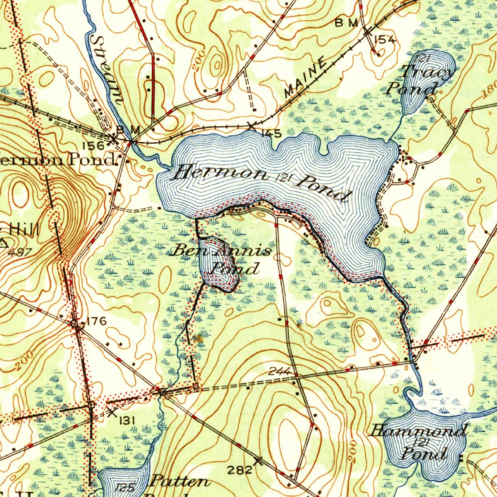 Bangor, ME (1946, 62500-Scale) Map by United States Geological Survey ...