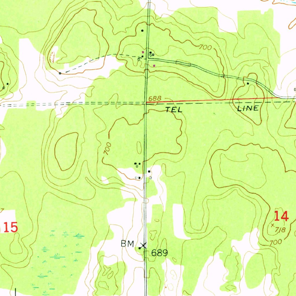 Barbeau, MI (1951, 24000-Scale) Map by United States Geological Survey ...