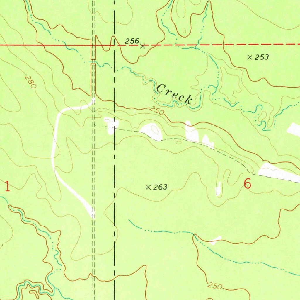Barge Lake, MS (1973, 24000-Scale) Map by United States Geological ...
