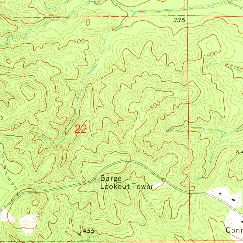 Barge Lake, MS (1973, 24000-Scale) Map by United States Geological ...