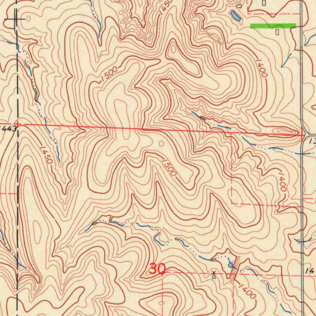 Barnard, KS (1964, 24000-Scale) Map by United States Geological Survey ...