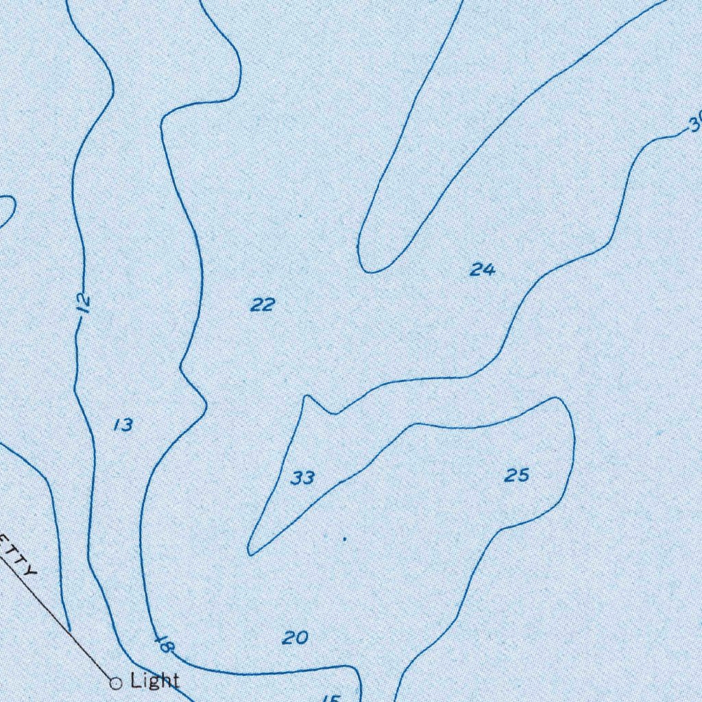Barnegat Light, NJ (1953, 24000-Scale) Map by United States Geological ...