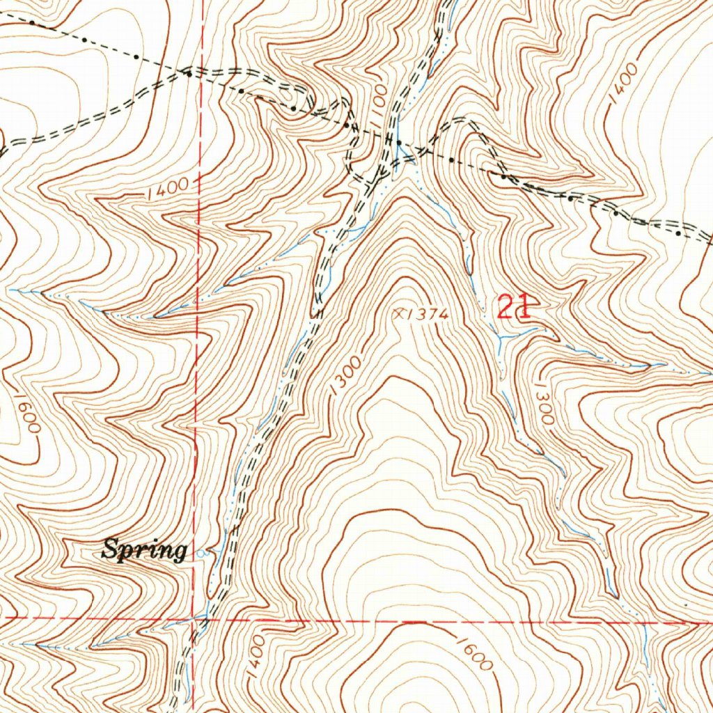 Barnhart, OR (1966, 24000-Scale) Map by United States Geological Survey ...