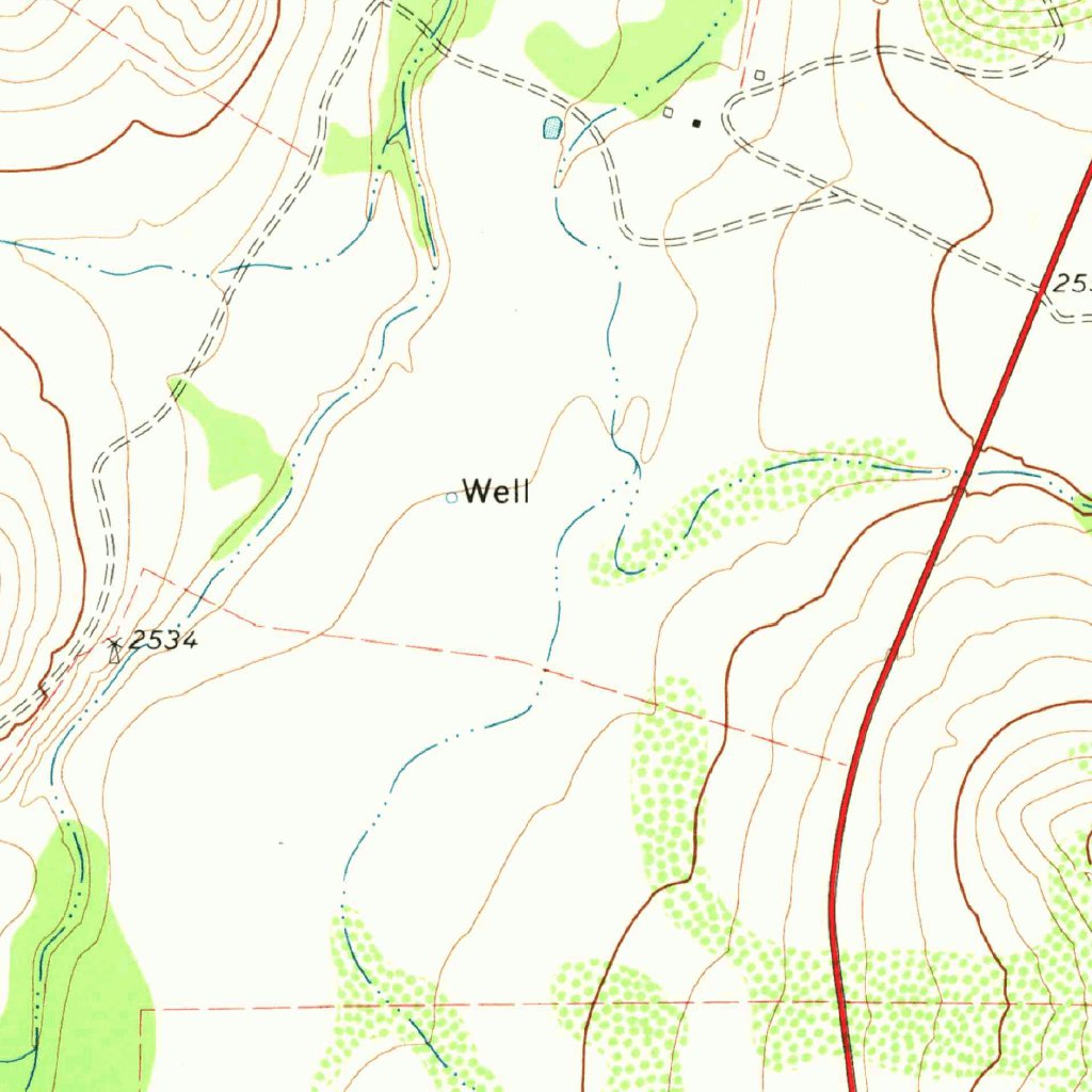 Barnhart, TX (1971, 24000-Scale) Map by United States Geological Survey ...
