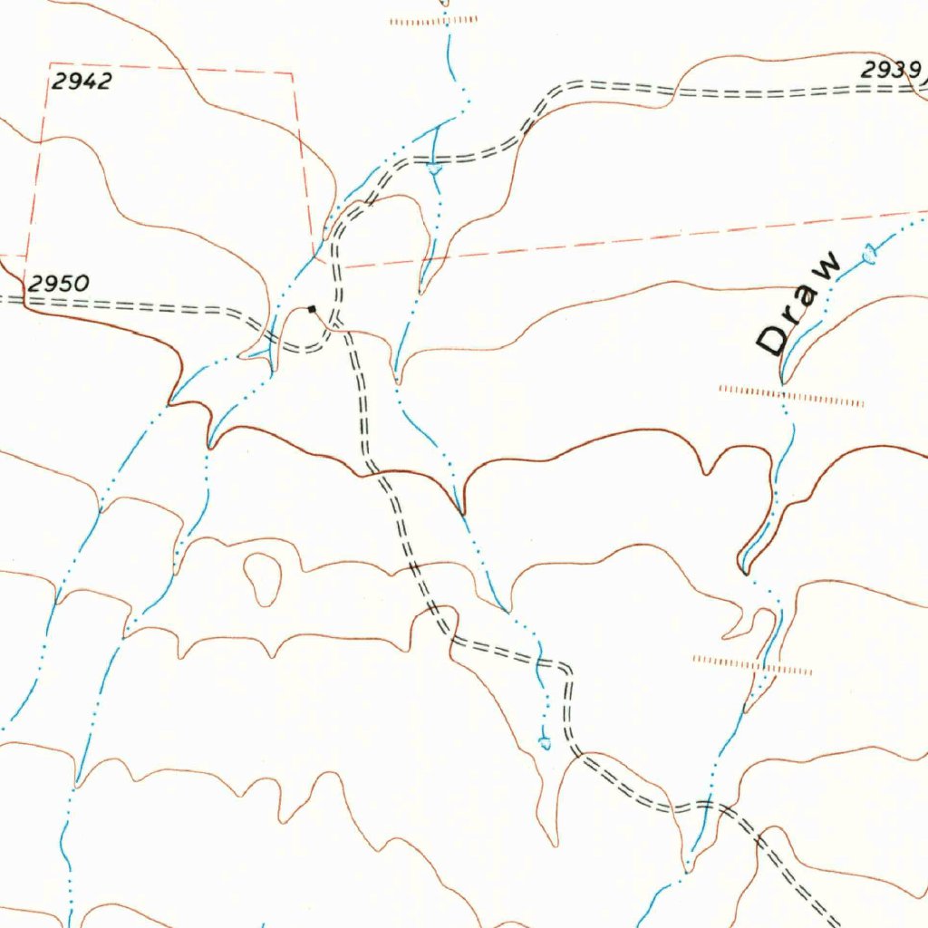 Barrilla Draw South, TX (1970, 24000-Scale) Map by United States ...
