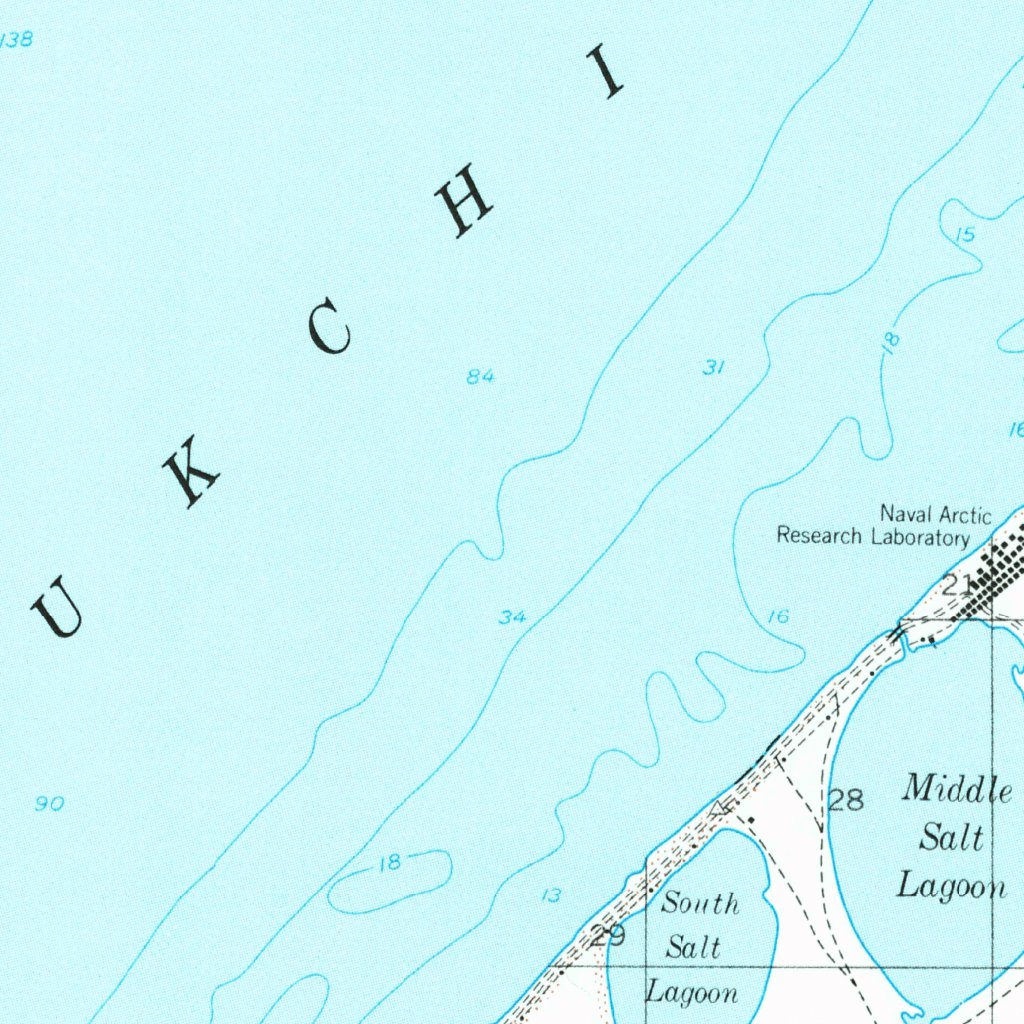 Barrow B-4, AK (1973, 63360-Scale) Map by United States Geological ...