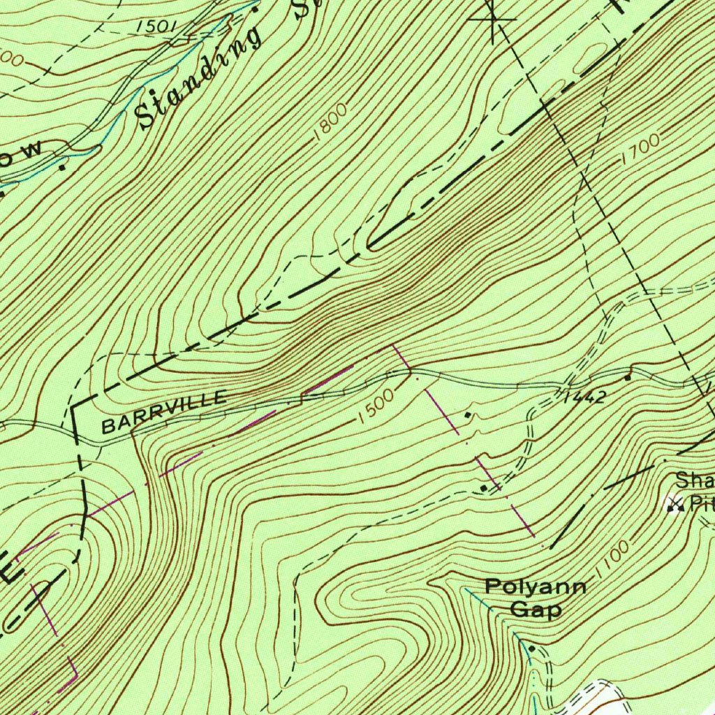 Barrville, PA (1966, 24000-Scale) Map by United States Geological ...