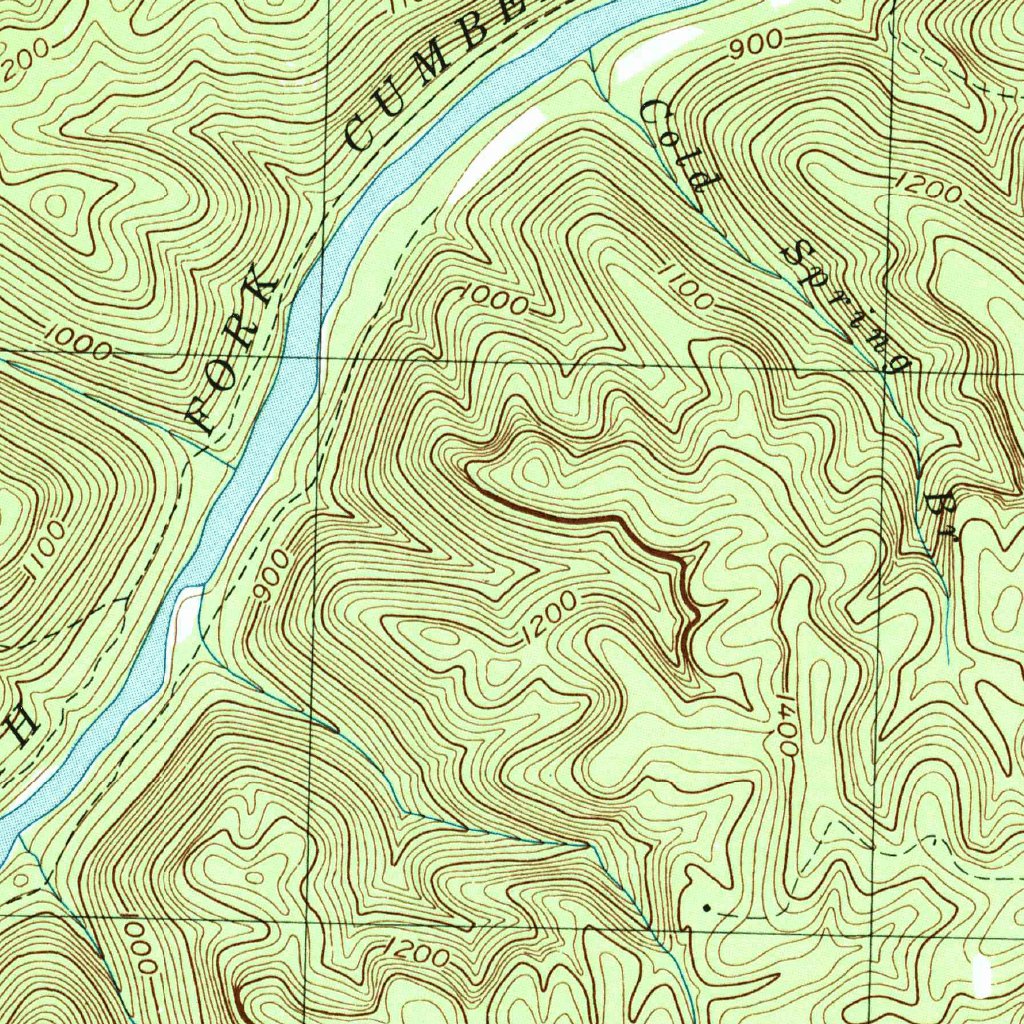 Barthell SW, TN-KY (2000, 24000-Scale) Map by United States Geological ...