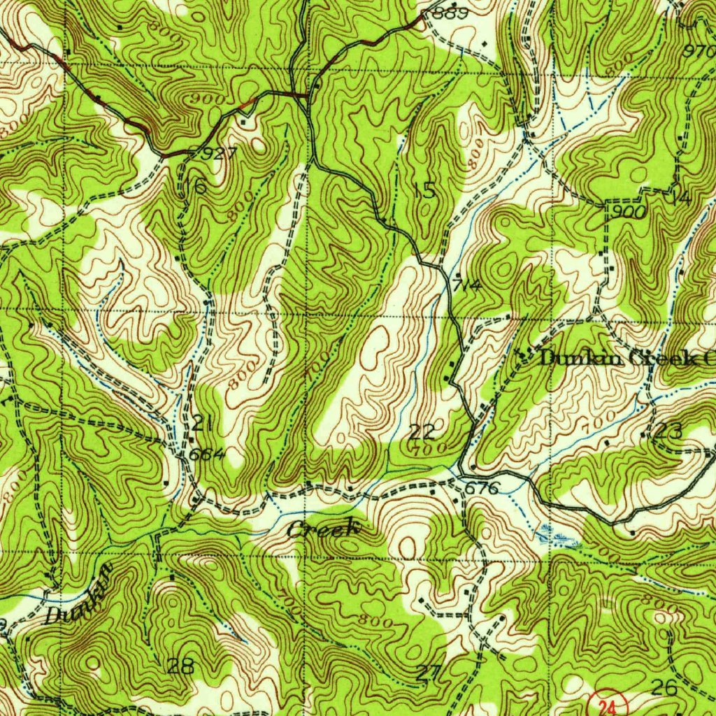 Barton, AL (1925, 62500-Scale) Map by United States Geological Survey ...