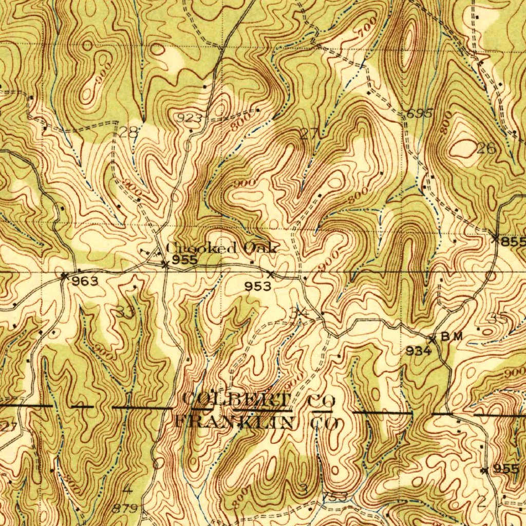 Barton, AL (1929, 62500-Scale) Map by United States Geological Survey ...