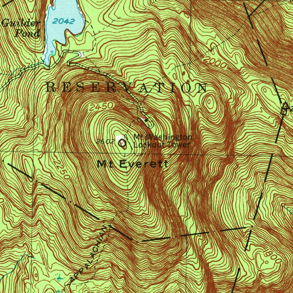 Bash Bish Falls, MA-CT-NY (1958, 25000-Scale) Map by United States ...